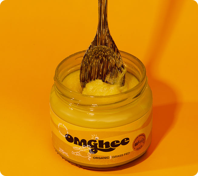 Pure Certified Organic Grassfed Ghee handcrafted in Australia – OMGhee