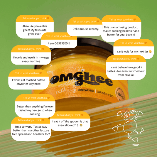 Australian Organic Grassfed Ghee for optimal health. – OMGhee