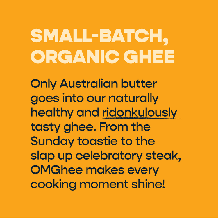 Australian Organic Grassfed Ghee for optimal health. – OMGhee